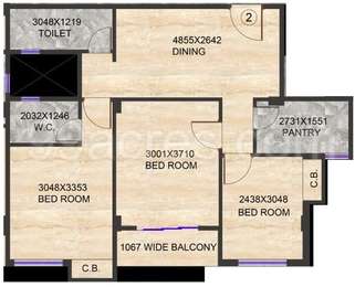 2 BHK Apartment / Flat for sale in Realtech Rajotto Rajarhat Kolkata ...