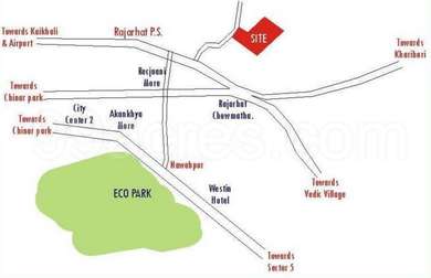 Red Ant Realty Red Ant Horizon Map - Rajarhat, Kolkata Location Map