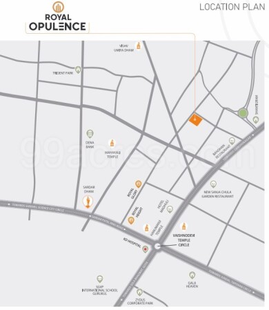 Redbricks Infra Redbricks Royal Opulence Map - Sarkhej, Sarkhej Okaf ...