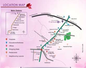 Mahaveer Group Mahaveer Carnation Map - Talaghattapura, Kanakapura Road ...