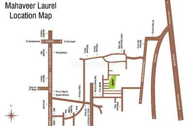 Mahaveer Group Reddy Mahaveer Laurel Map - Bommanahalli, Bangalore ...