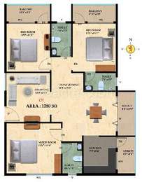 2 BHK Apartment / Flat for sale in Reddy Mahaveer Oberon JP Nagar ...