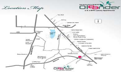 Mahaveer Group Reddy Mahaveer Oleander Map - Hosur Road, Bangalore ...