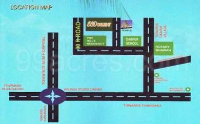 Redrick Constructions and Marketing Redrick Eco Delight Map - Andharua ...