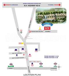 Reliable Homemakers Mumbai Reliable Township Map - Rajavali, Mumbai ...