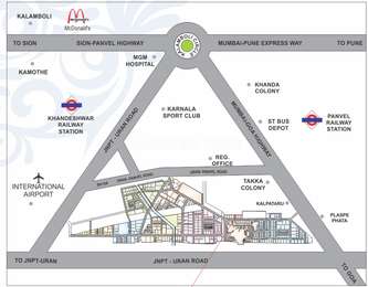 Reliable Builders Navi Mumbai Reliable Balaji Kripa Map - Karanjade ...