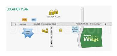 Srinivasa Builders Hyderabad Reliance Green Village Map - Mokila ...