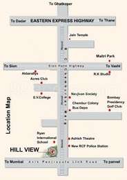 Reliance Enterprises Builders Reliance Hill View Map - Chembur (East ...