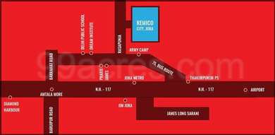 Remico Skyscrapper Remico City Map - Joka, Kolkata South Location Map