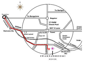 Renaatus Projects Renaatus Swarnabhoomi Map - Mathigiri HCF, Hosur ...