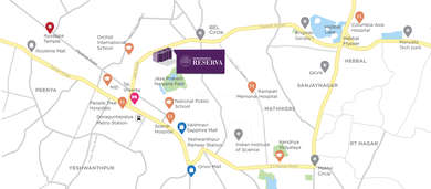 Renaissance Holdings Renaissance Reserva Map - Jalahalli, BEL Road ...