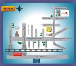 Repute Homes Repute Lovely Map - Srinivasa Nagar, Chromepet Location Map