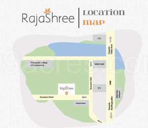 RG Housing RG Rajashree Map - OMR, Chennai Location Map