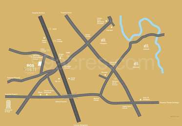 RGS Realty LLP RGS Forte Map - Bhumkar Nagar, Pune Location Map