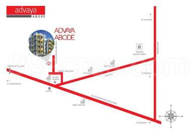 Riddhi Siddhi Foundations Riddhi Advaya Abode Map - Perungudi, Chennai ...