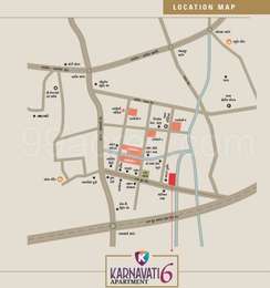 Sainath Buildcon And Karnavati Group Karnavati Apartment 6 Map - Vatva ...