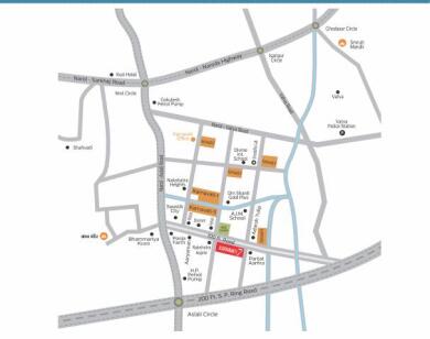 Ridham Enterprise Ridham Karnavati Apartment 7 Map - Vatva, Ahmedabad ...