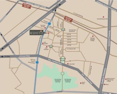 Metro Mahalaxmi Metro Kshitij Map - Chembur, Mumbai Location Map