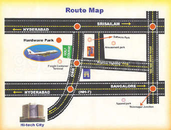 Rishi Jaideep Estates Rishi Airport Hanger Map - Shamshabad, Hyderabad ...
