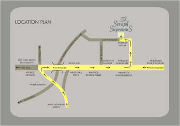 Rishikesh Group Builders Rishikesh Seraph Supremus Map - Bavdhan, Pune ...