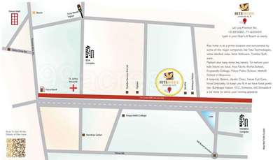 Riteway Projects Rite Irene Map - Ejipura, Bangalore Location Map