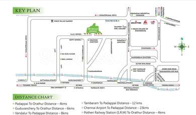 Rithika Realtors Rithika Sri Balaji Avenue Map - Padappai, Chennai ...