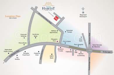 Riverstone Constructions Riverstone Habitat Map - Begumpet, Hyderabad ...