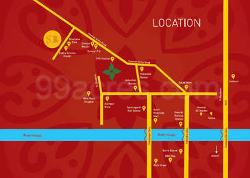 Riya Manbhari Swarna Bhoomi Map - Baksara, Howrah Location Map