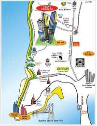 Rizvi Builders Rizvi Complex Map - Pali Hill, Mumbai Location Map