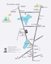 RJ Group RJ Lake Gardenia Map - Bhattarahalli, KR Puram Location Map