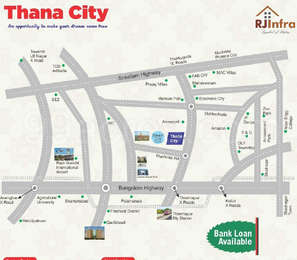 RJ Infra RJ Thana City Map - Shamshabad, Hyderabad Location Map