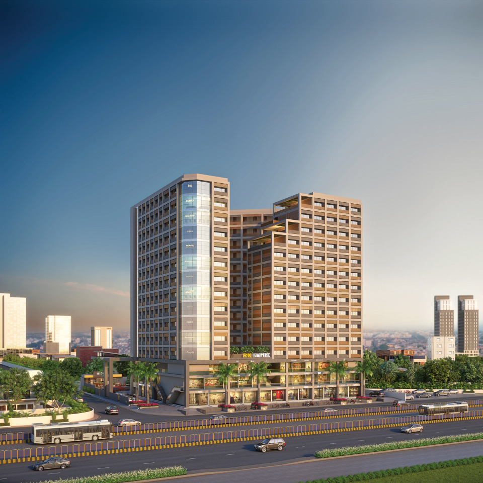 RK Empire Vinayak Nagar, Rajkot - Invest in Office spaces & Shops