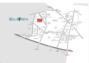 CPR Constructions and RK Infracorp Bella Vista Map - Gachibowli, Hyderabad Location Map