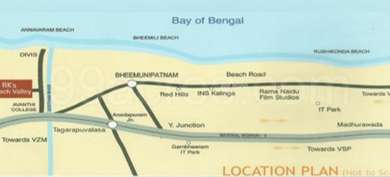 RK Township Group RKs Beach Valley Map - Chippada, Visakhapatnam ...