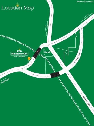 KBD Himalayan City Map - Kharar, Mohali Location Map