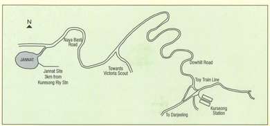 RN Infracon Builders RN Infracon Jannat Map - Kurseong, Darjeeling ...