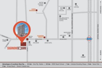RN Realty RN Sugandhi Square Map - Virar West, Mumbai Location Map