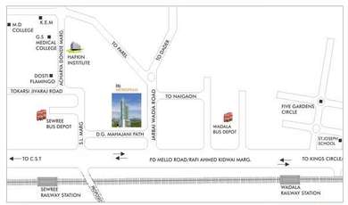 RNA Corp. RNA Metropolis Map - Sewri, Mumbai South Location Map
