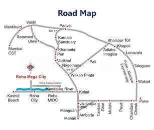 Roha Mega City Developers Roha Mega City Map - Roha Ashtami, Raigad ...