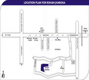 Rohan Group Rohan Jharoka Map - Marathahalli, Bangalore East Location Map