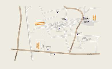 Rohan Group Rohan Mihira Map - AECS Layout, Bangalore East Location Map