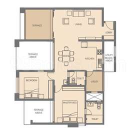 3 BHK / Bedroom Apartment / Flat for rent in Rohan Tarang Wakad Pune ...