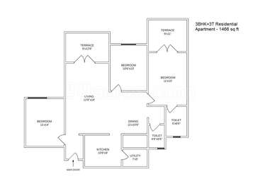 3 BHK / Bedroom Apartment / Flat for rent in Rohan Tarang Wakad Pune ...