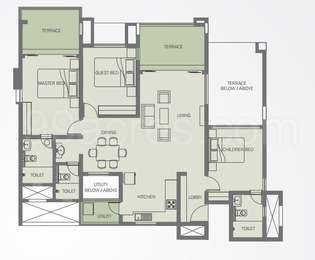3 BHK / Bedroom Apartment / Flat for rent in Rohan Tarang Wakad Pune ...