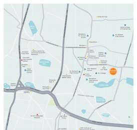 Rohan Group Rohan Upavan Map - Hennur Road, Bangalore Location Map