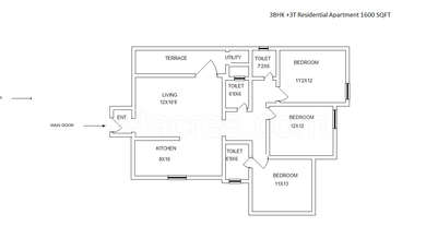 3 BHK Apartment / Flat for sale in Rohan Nilay Aundh Pune - 1600 Sq. Ft ...