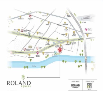Roland Realtors LLP Roland Towers Map - Rundh Magdalla, Surat Location Map