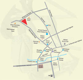 Lalit Roongta Group Roongta Shree Tirumala Gulmohar Map - Makhmalabad ...