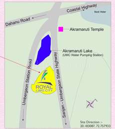 Royal Lake City Map - Umargam, Valsad Location Map