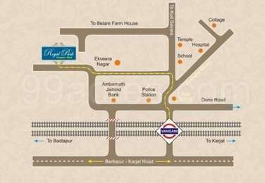 Royal Realty Royal Park Map - Vangani, Mumbai Beyond Thane Location Map